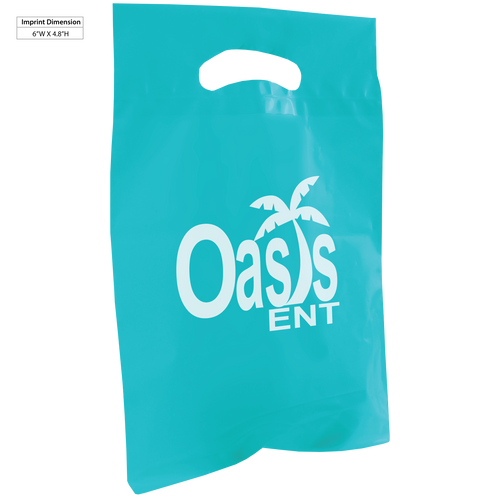 Oasis ENT / Small Recyclable Die Cut Plastic Bag / Plastic Bags