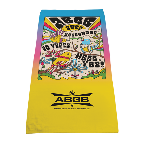 The ABGB / Full Color Print Beach Towel / Full Color Print Towels