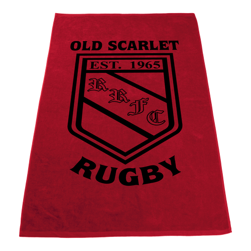 Old Scarlet Rugby / Seascape Color Beach Towel / Best Selling Towels
