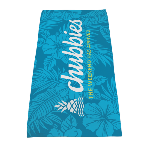 Chubbies / Full Color Print Beach Towel / Full Color Print Towels