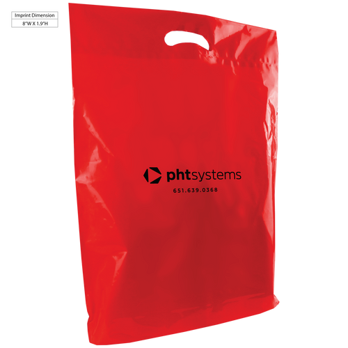 PHT Systems / Large Recyclable Die Cut Plastic Bag / Plastic Bags