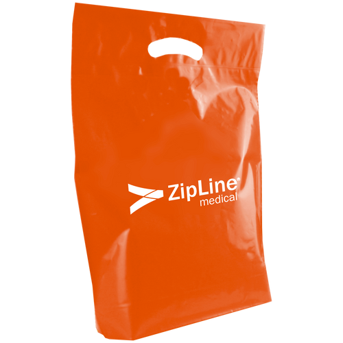 ZipLine Medical / Medium Die Cut Plastic Bag / Plastic Bags