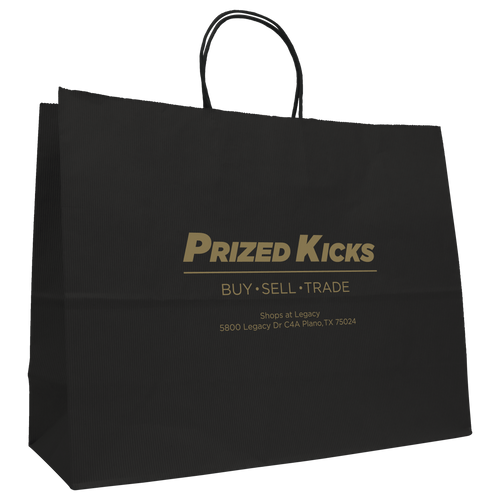PRIZED KICKS / Extra Wide Matte Color Kraft Shopper Bag / Paper Bags