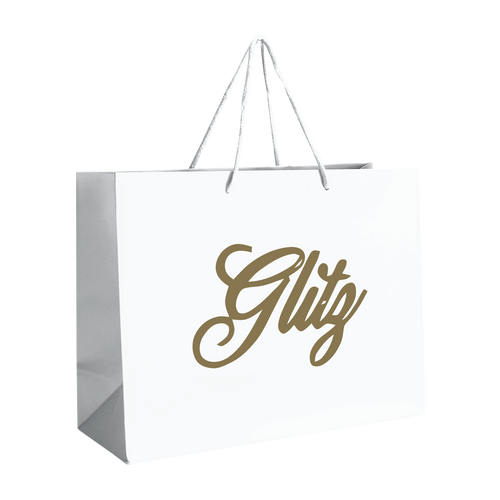 Glitz / Medium Matte Shopper Bag / Paper Bags