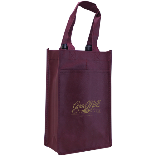 GoodMills Family Winery / 2 Bottle Wine Tote / Wine Totes