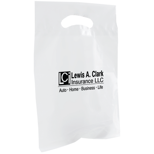 Lewis Clark Insurance / Small Die Cut Plastic Bag / Plastic Bags