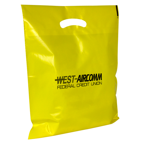 West-Aircomm Federal Credit Union / Yellow Haunted House Bag ...