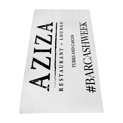 Aziza / Classic White Beach Towel / Best Selling Towels