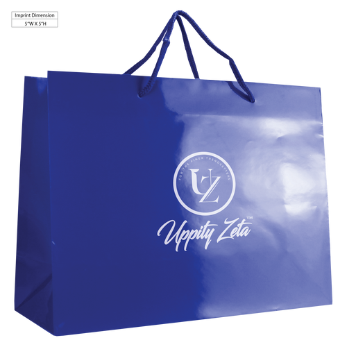 UPPITY ZETA Boutique / Large Glossy Shopper Bag / Matte & Glossy Shoppers