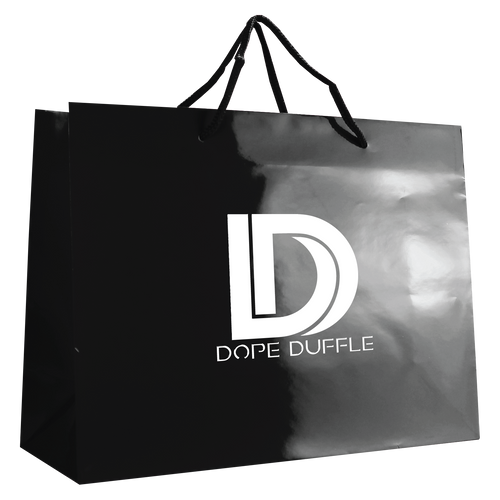 Dope Duffle / Large Glossy Shopper Bag / Paper Bags