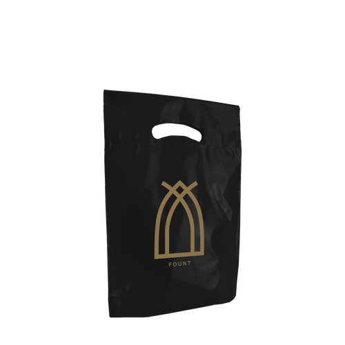 Fount / Small Eco-Friendly Die Cut Plastic Bag / Best Selling Bags