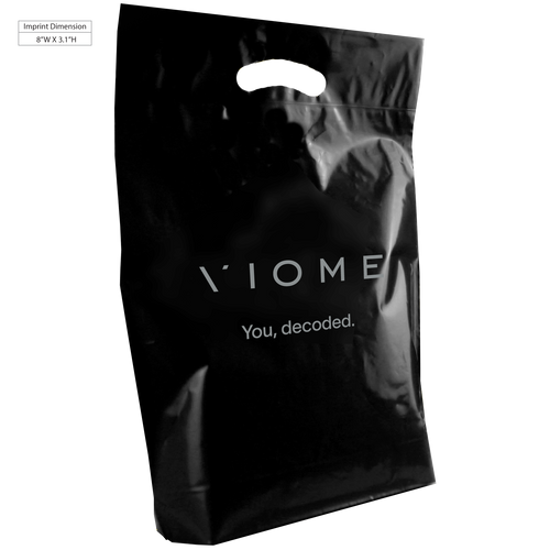 Viome / Medium Recyclable Die Cut Plastic Bag / Plastic Bags