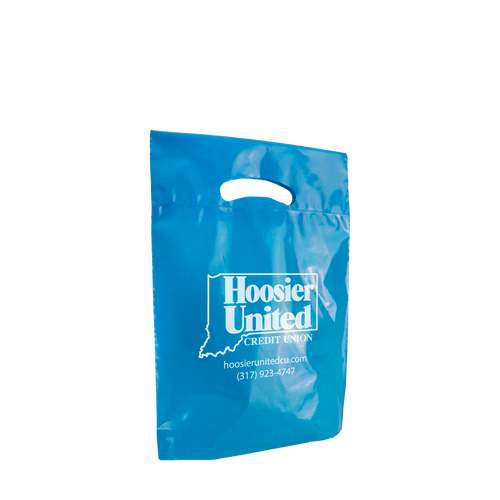 Hoosier United Credit Union / Small Eco-Friendly Die Cut Plastic Bag ...