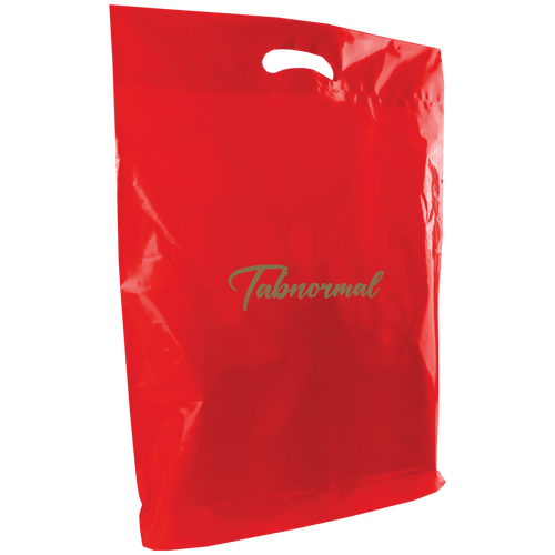 Tabnormal / Large Recyclable Die Cut Plastic Bag / Plastic Bags