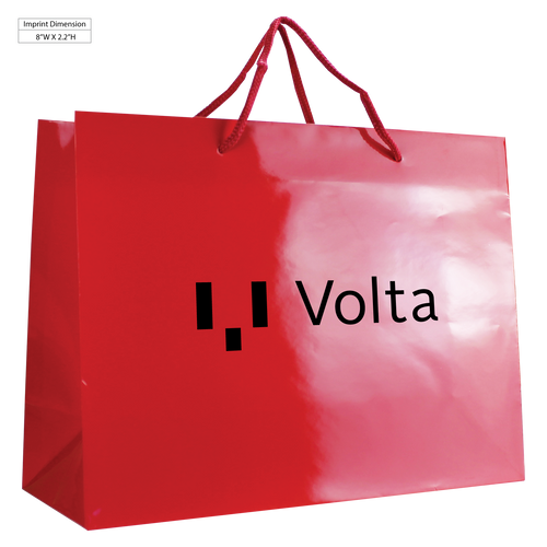 Volta, Inc. / Large Glossy Shopper Bag / Matte & Glossy Shoppers