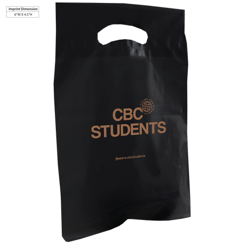 CBC Students / Small Recyclable Die Cut Plastic Bag / Plastic Bags