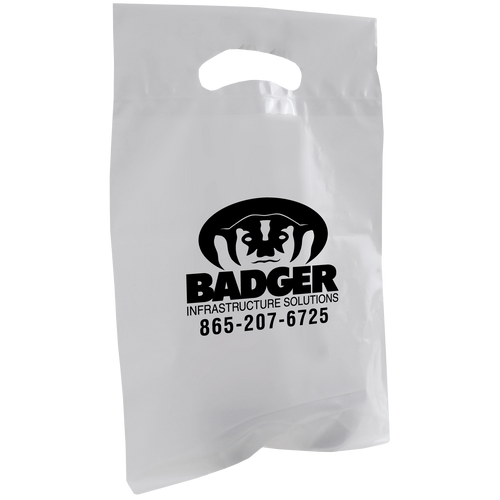 Badger Infrastructure / Small Recyclable Die Cut Plastic Bag / Plastic Bags