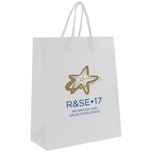Compass Group / Small Matte Shopper Bag / Paper Bags